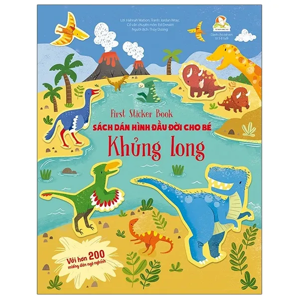 First Sticker Book - Sách Dán Hình Đầu Đời Cho Bé - Khủng Long (2021 ...